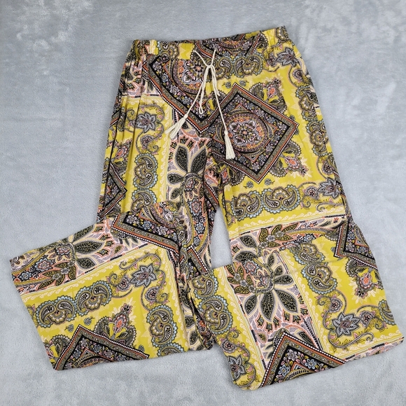 EARTHBOUND | Pants & Jumpsuits | Earthbound Paisley Wide Leg Palazzo ...